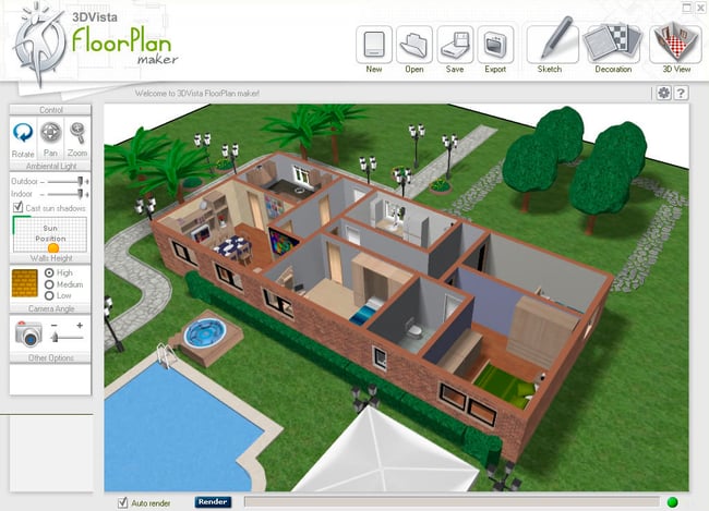 3dvista floor plan maker