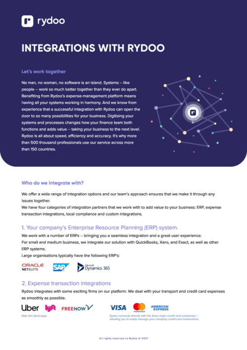 Rydoo Reviews 2025: Details, Pricing, & Features | G2