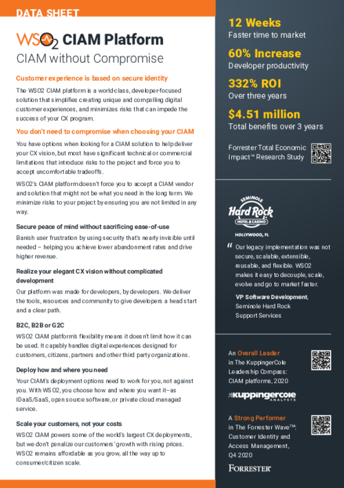 WSO2 Identity Server Reviews 2023: Details, Pricing, & Features | G2