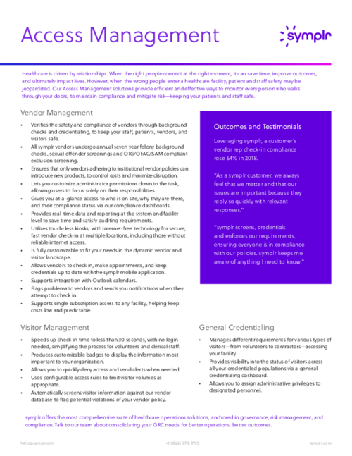 symplr Access Reviews 2022: Details, Pricing, & Features | G2