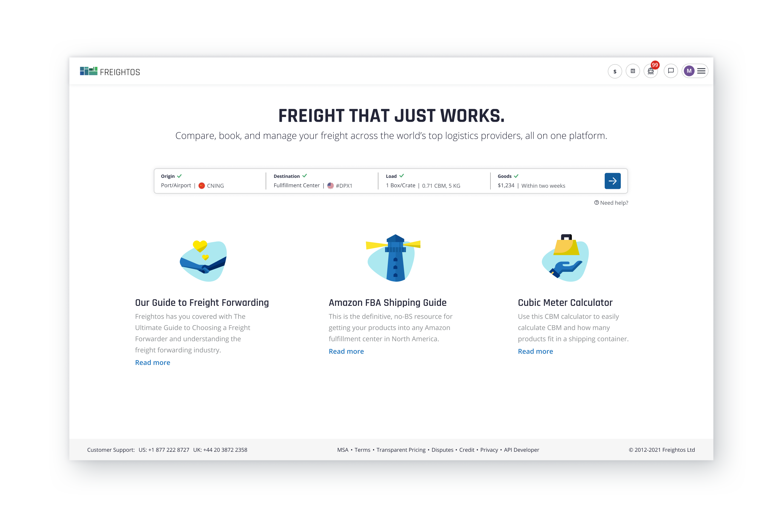 Freightos: The Online Freight Marketplace Reviews 2025: Details ...