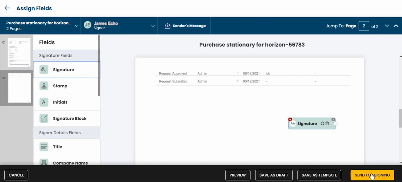 Certinal eSign Reviews 2025: Details, Pricing, & Features | G2