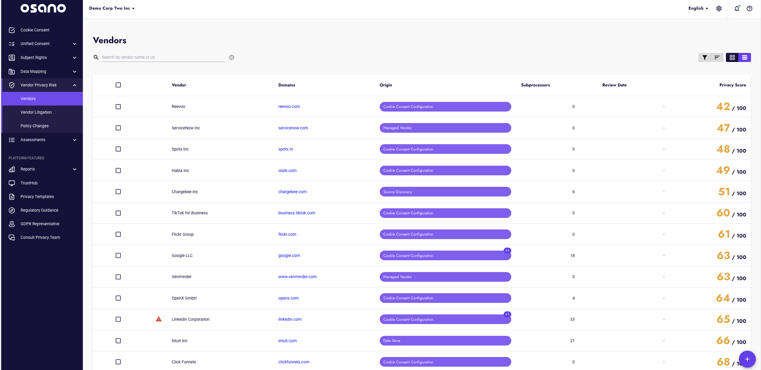 Osano Reviews 2024: Details, Pricing, & Features | G2
