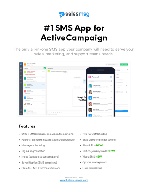 Salesmsg Reviews 2026: Details, Pricing, & Features | G2