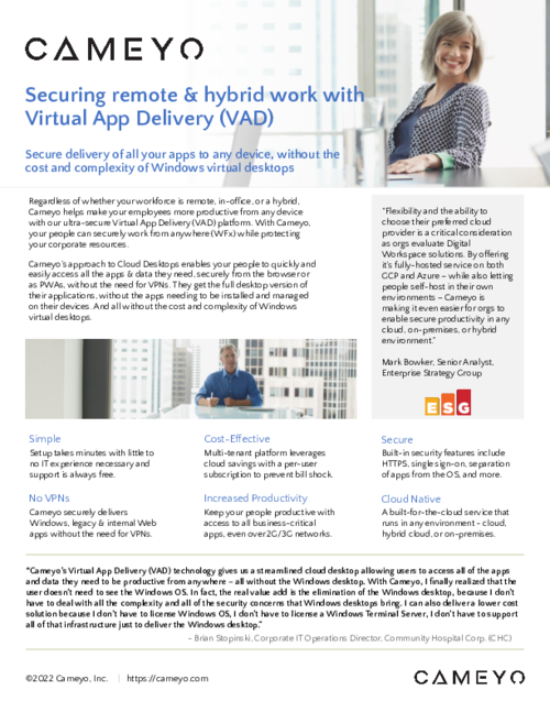 Cameyo Reviews 2025: Details, Pricing, & Features | G2