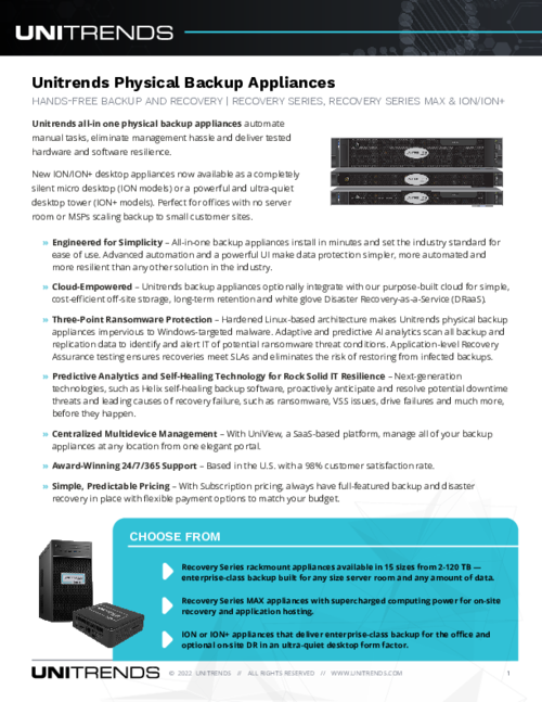 Unitrends Backup and Recovery Reviews 2023: Details, Pricing ...