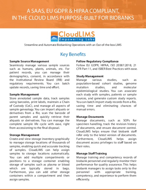 CloudLIMS Reviews 2025: Details, Pricing, & Features | G2