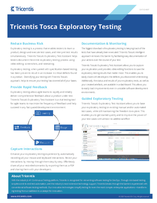 Tricentis Tosca Reviews 2023: Details, Pricing, & Features | G2