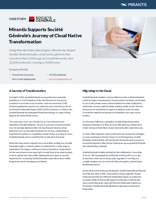 Mirantis Kubernetes Engine Formerly Docker Enterprise Reviews 2025