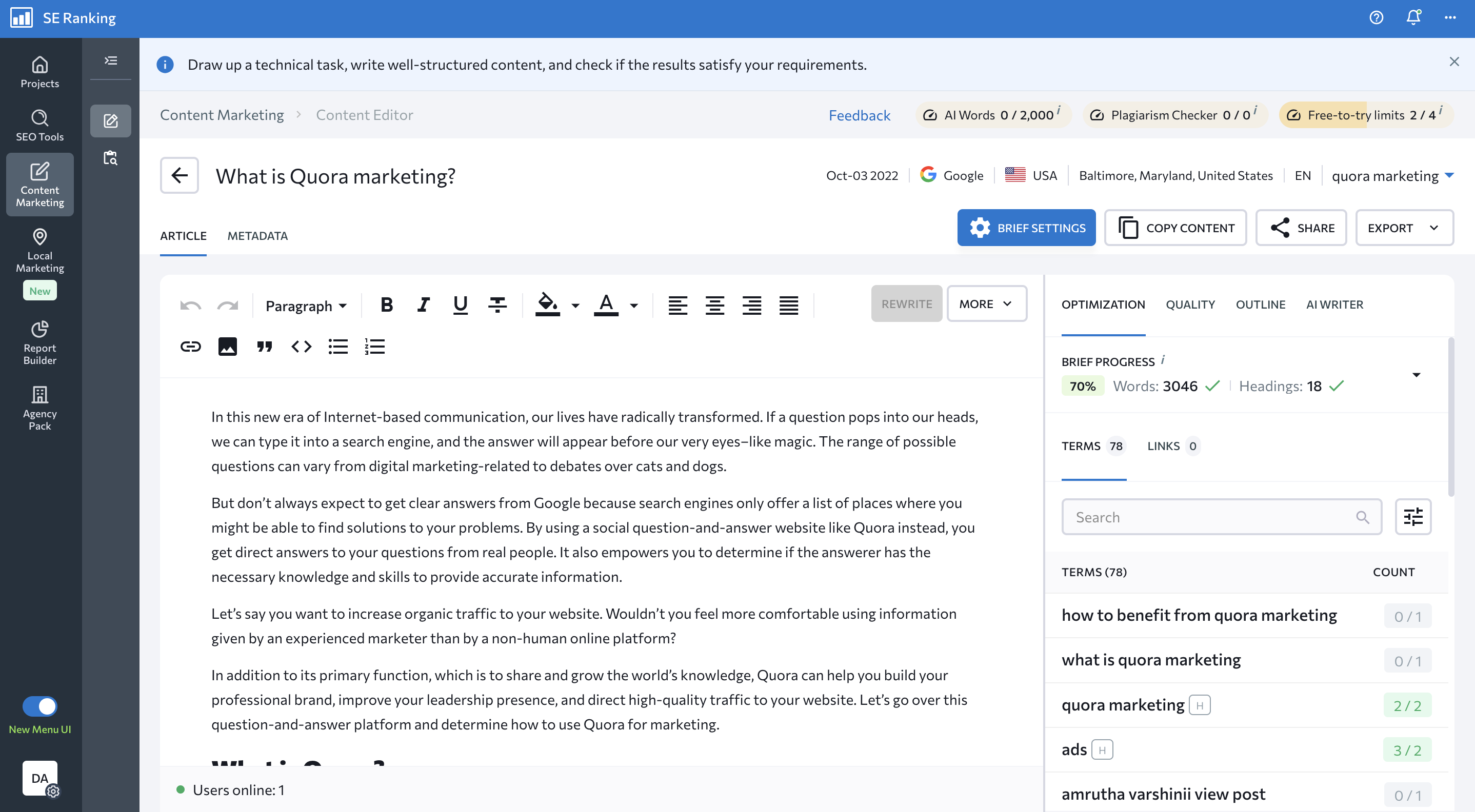 SE Ranking Reviews 2024: Details, Pricing, & Features | G2