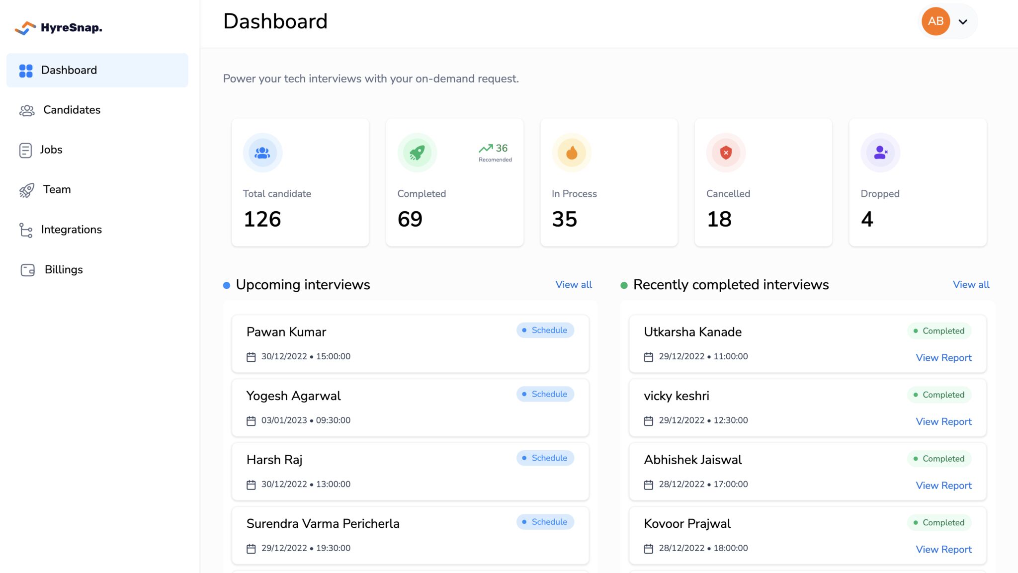 HyreSnap Reviews 2025: Details, Pricing, & Features | G2