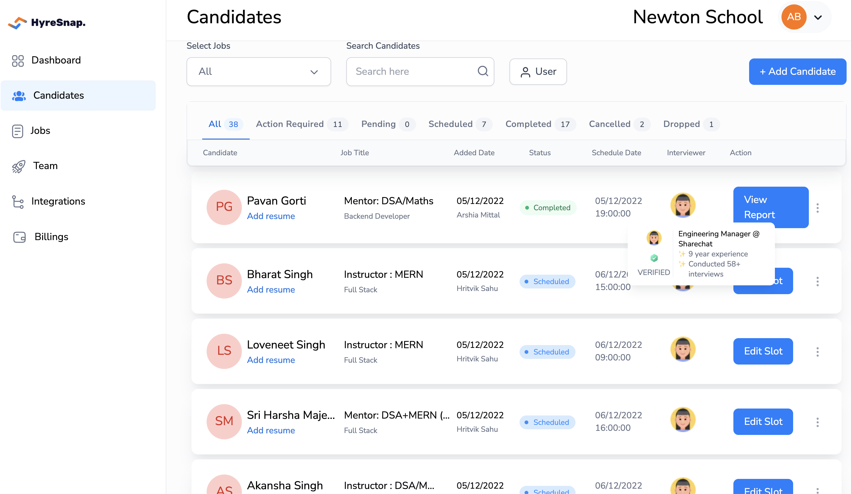 HyreSnap Reviews 2025: Details, Pricing, & Features | G2