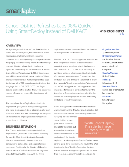 SmartDeploy Reviews 2021: Details, Pricing, & Features | G2