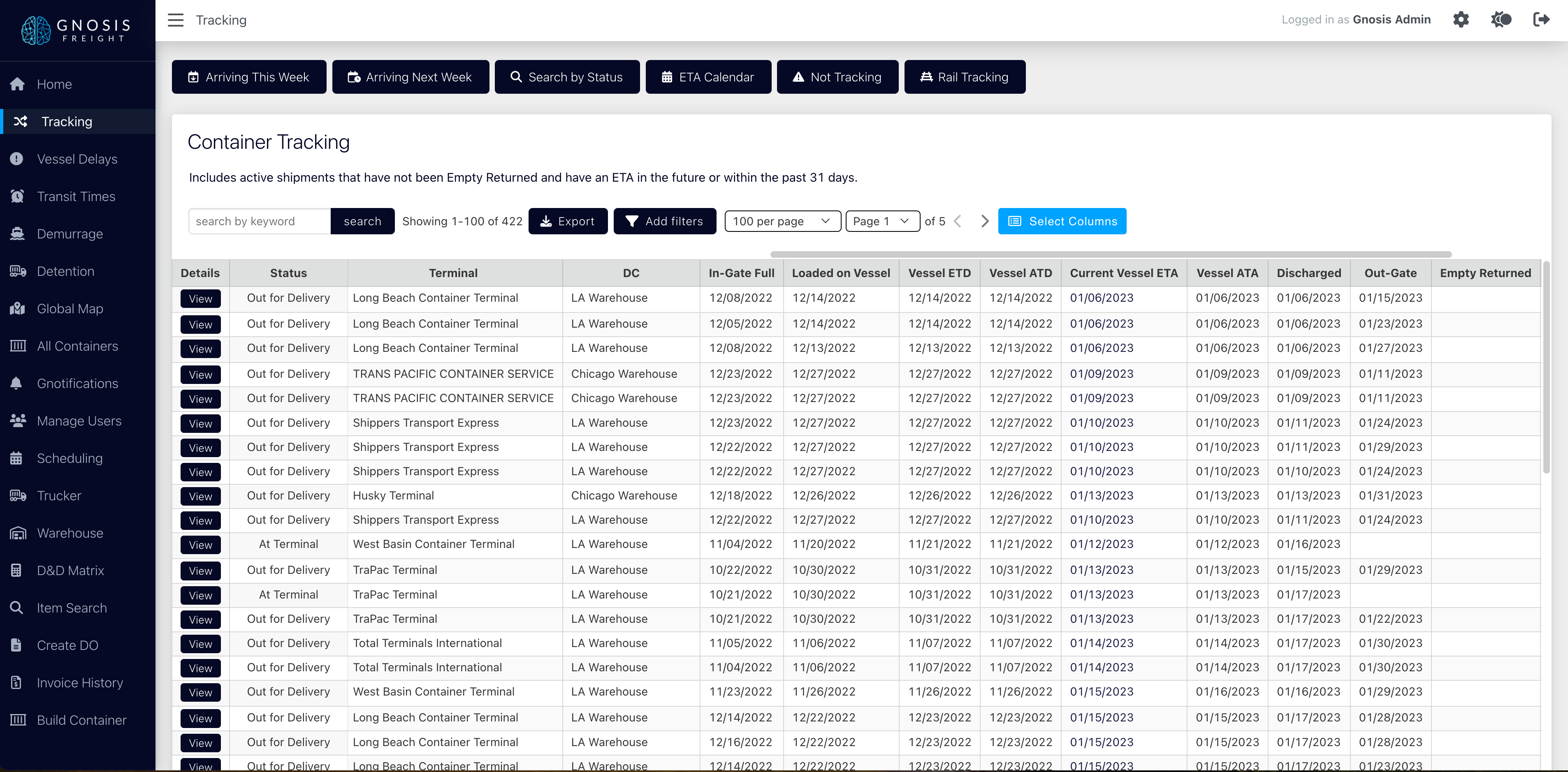 Gnosis Freight Reviews 2023: Details, Pricing, & Features | G2