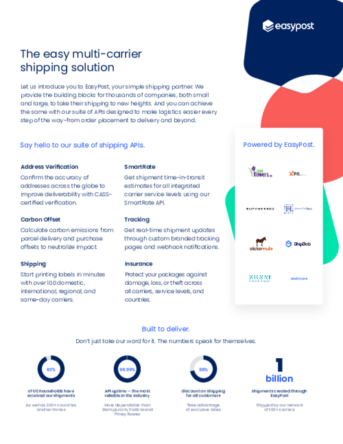 EasyPost Reviews 2023: Details, Pricing, & Features | G2