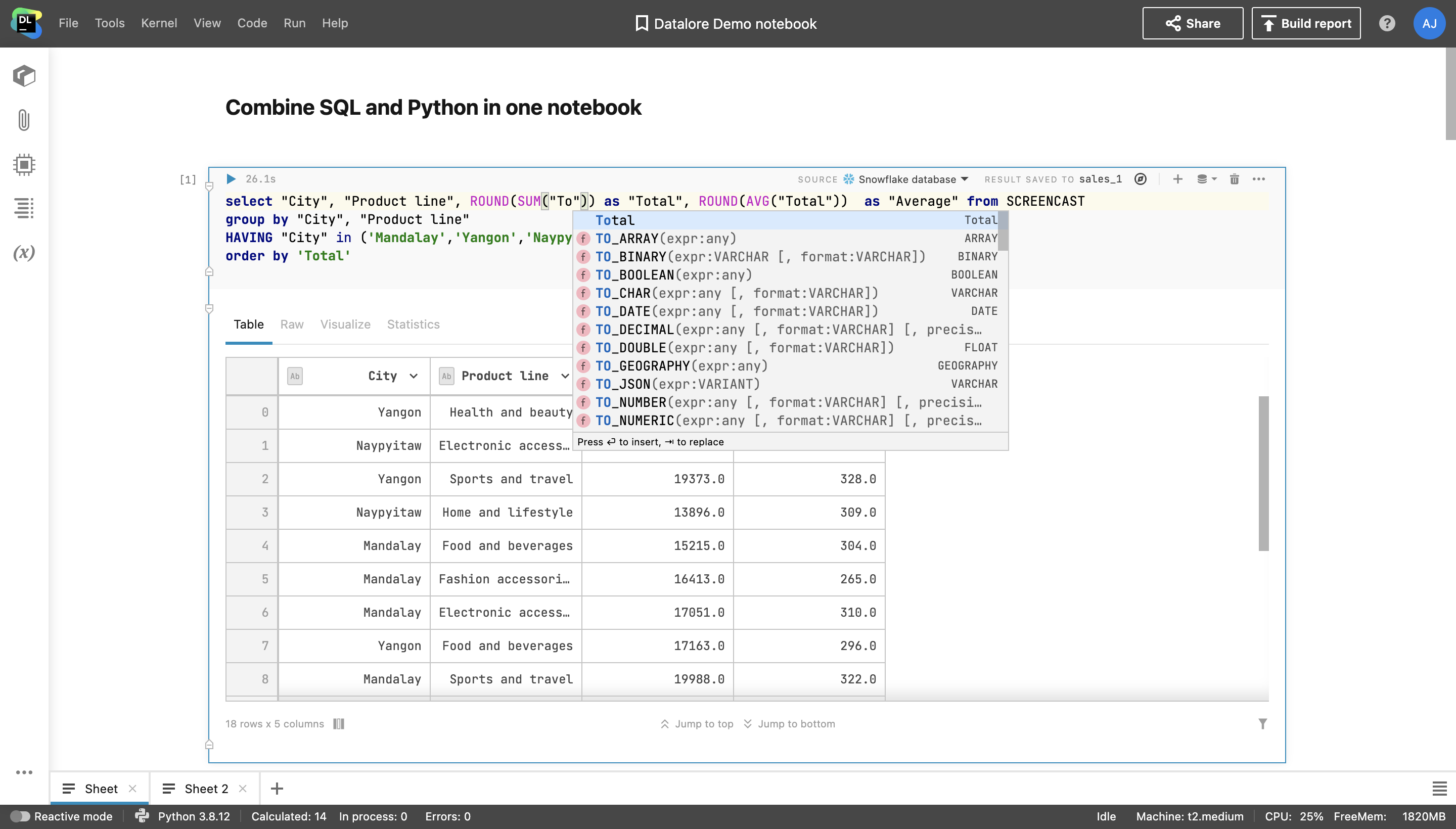 Datalore Reviews 2025: Details, Pricing, & Features | G2