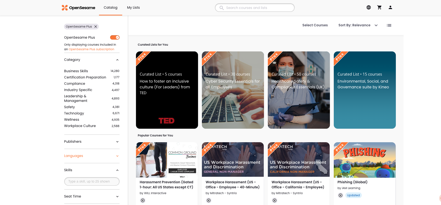 OpenSesame Reviews 2025: Details, Pricing, & Features | G2