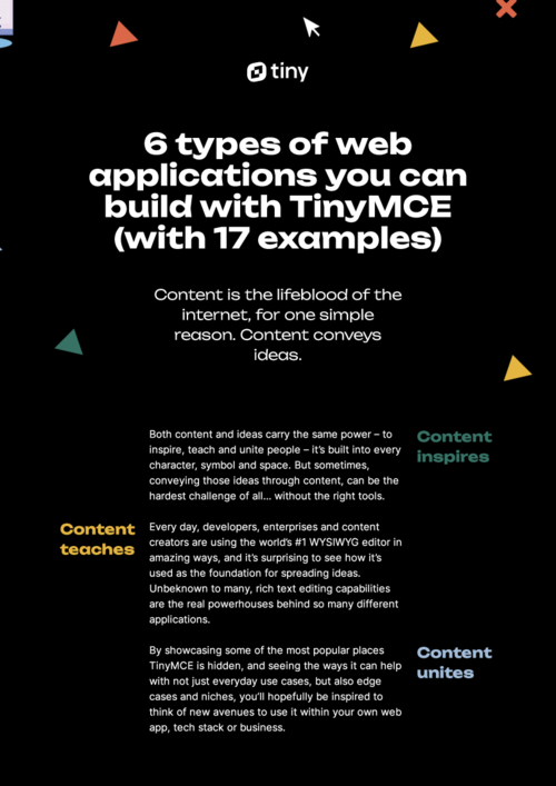 TinyMCE Reviews 2025: Details, Pricing, & Features | G2