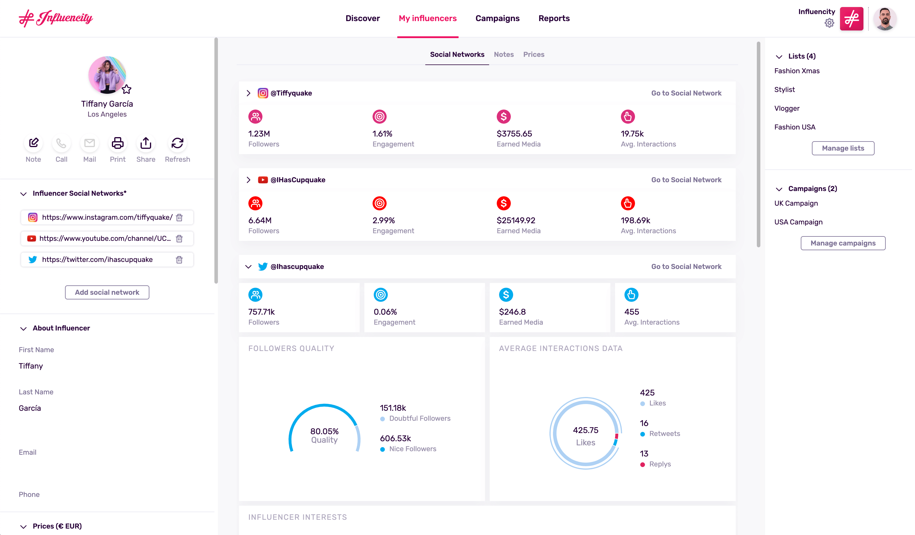 Influencity Reviews 2025: Details, Pricing, & Features | G2