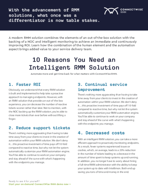 ConnectWise RMM Reviews 2025: Details, Pricing, & Features | G2