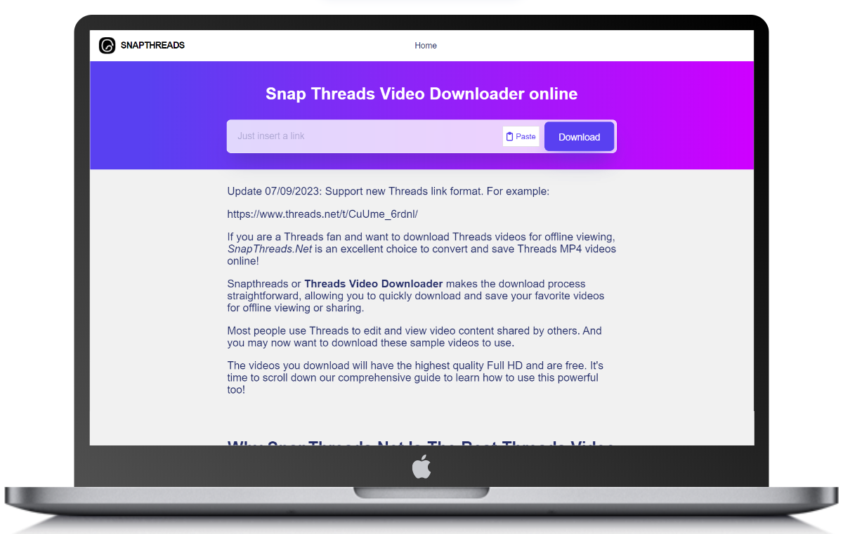 Threads video downloader by SnapThreads Reviews 2025: Details, Pricing ...