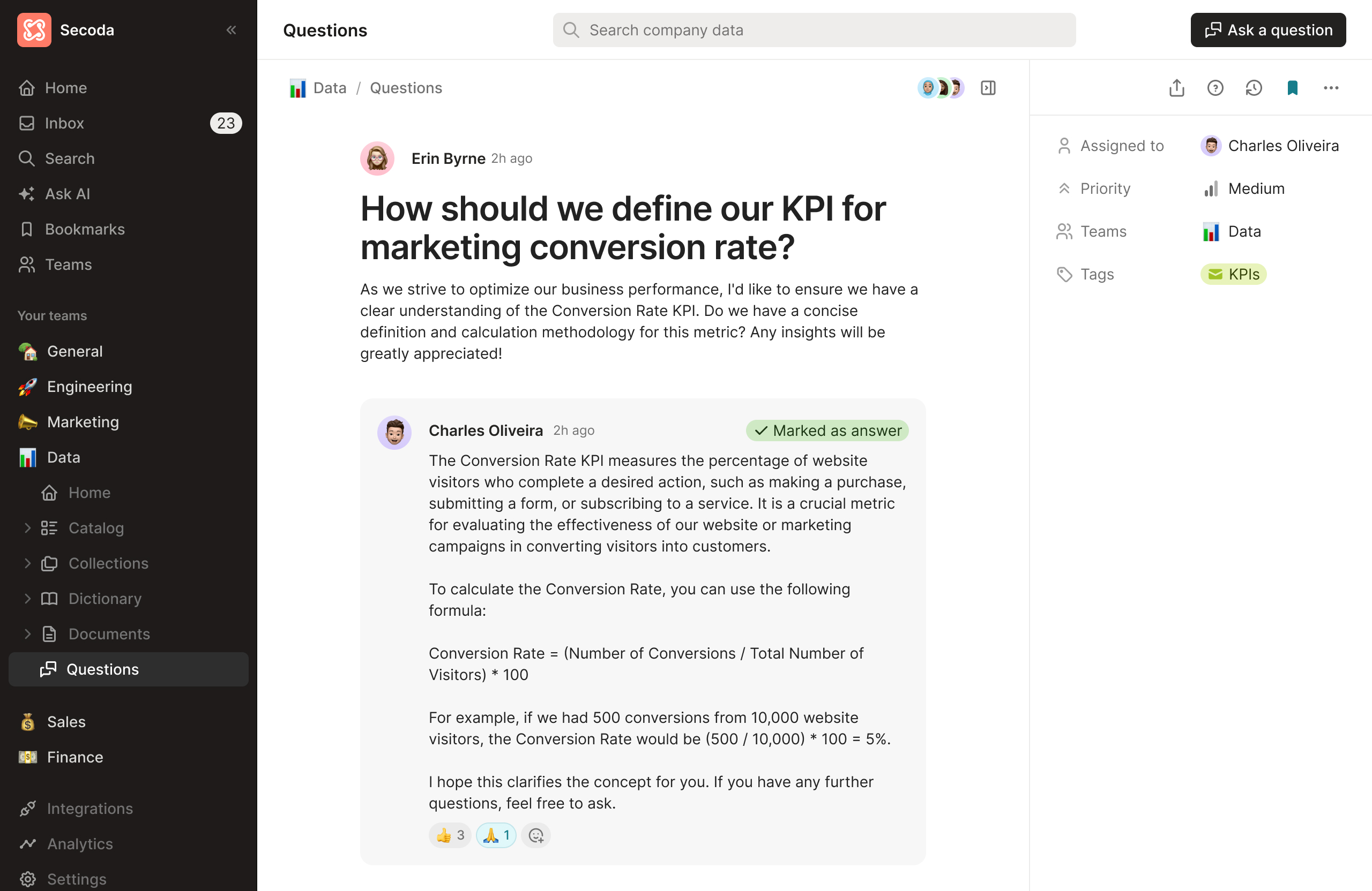 Secoda Reviews 2024: Details, Pricing, & Features | G2
