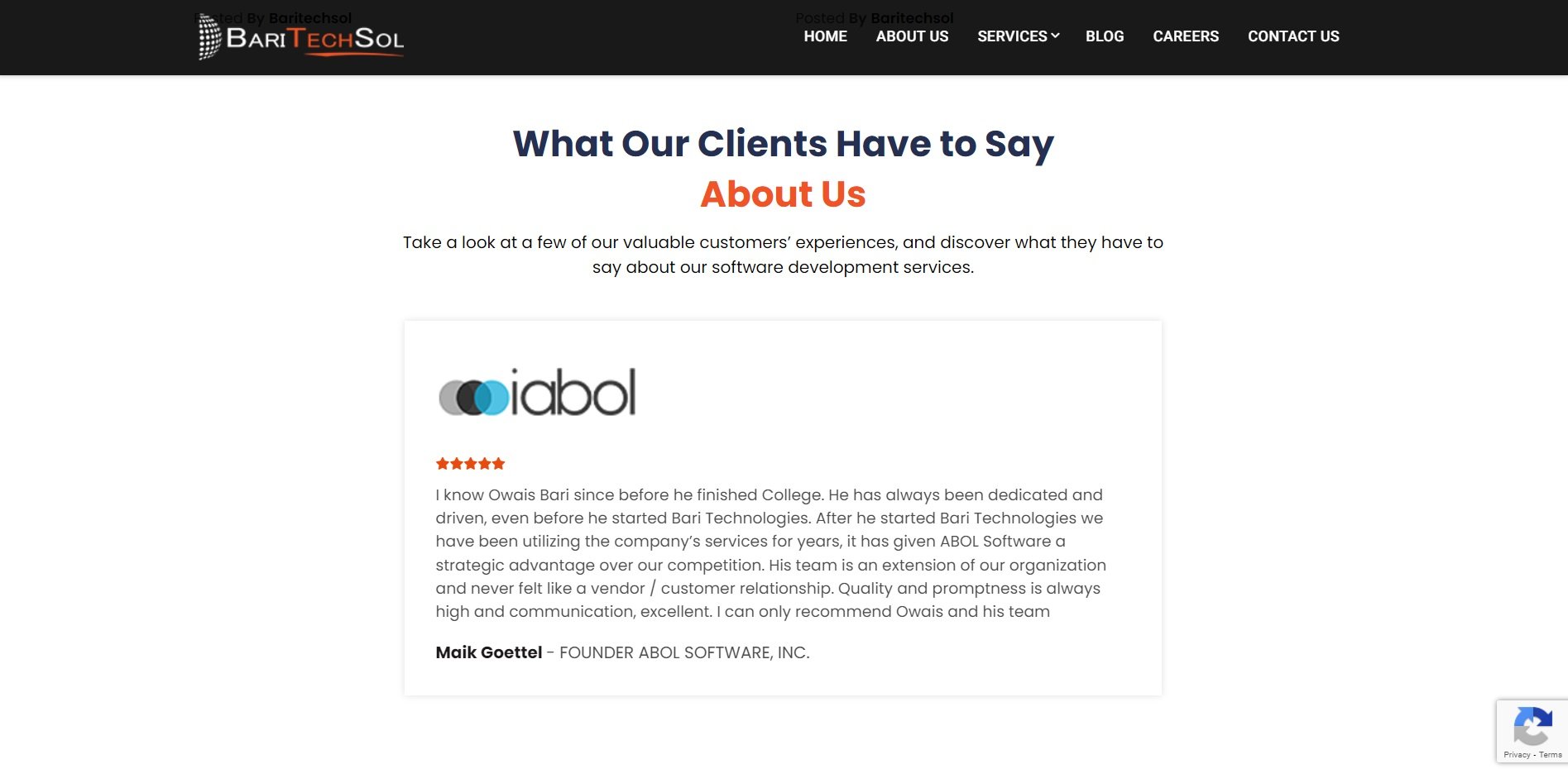 BariTechSol Reviews 2025: Details, Pricing, & Features | G2