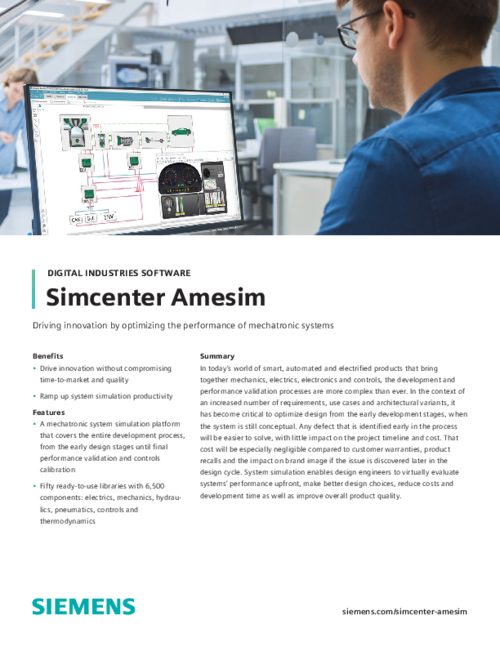 Simcenter Amesim Reviews 2025: Details, Pricing, & Features | G2