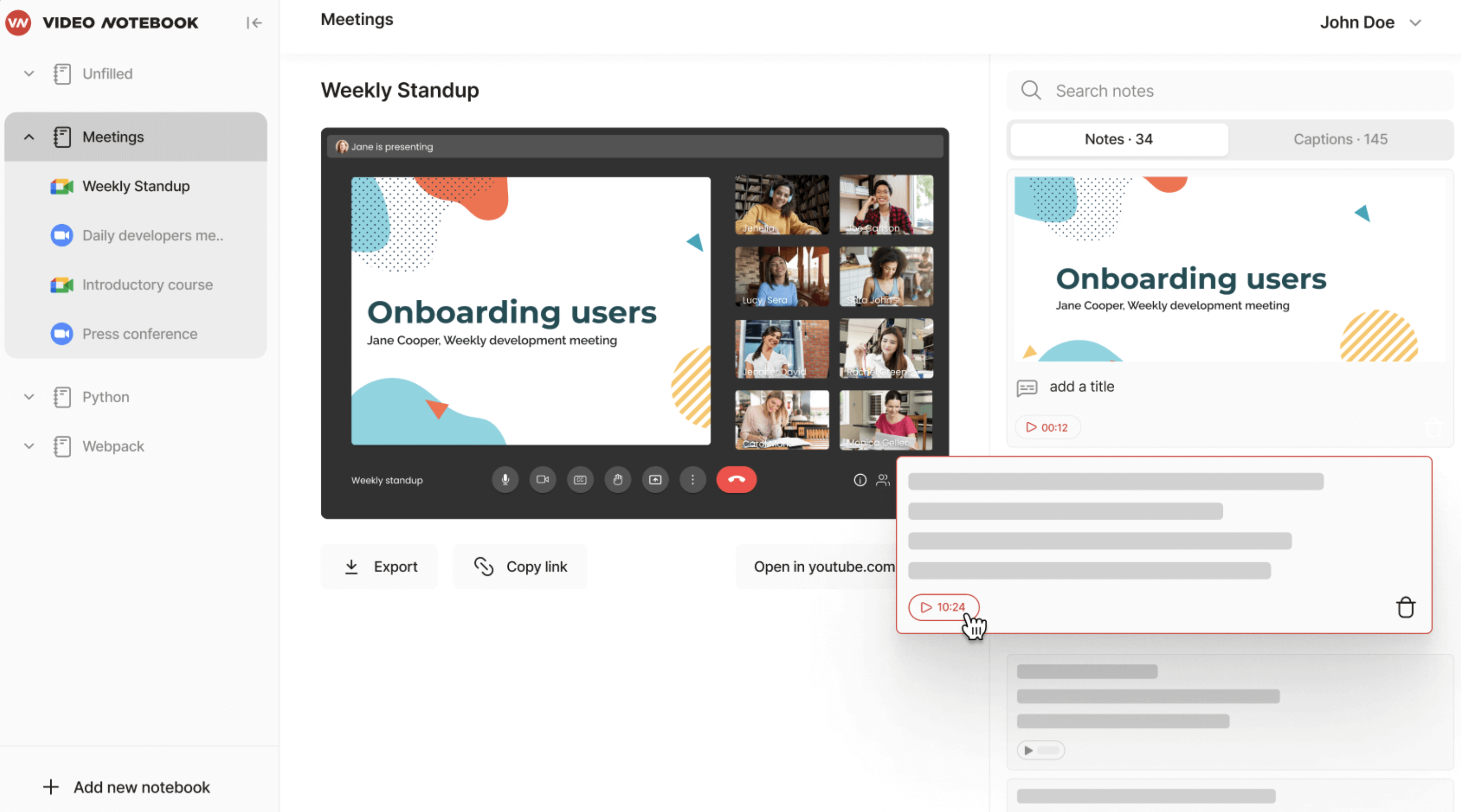 Video Notebook Reviews 2025: Details, Pricing, & Features | G2