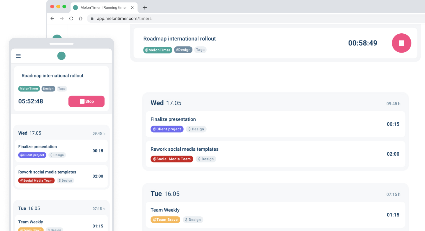 MelonTimer - easy time tracking Reviews 2025: Details, Pricing ...