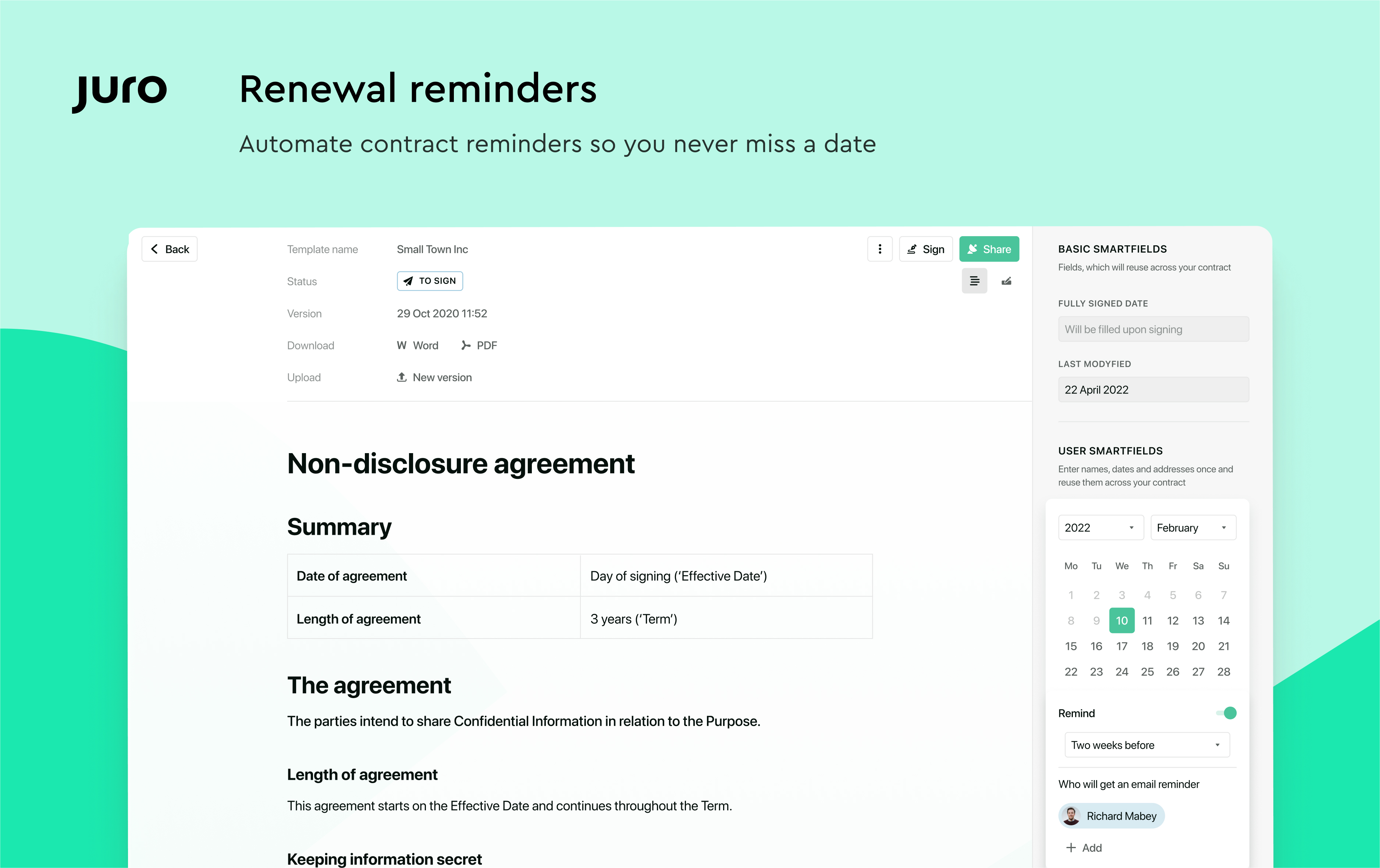 Juro Reviews 2023: Details, Pricing, & Features | G2
