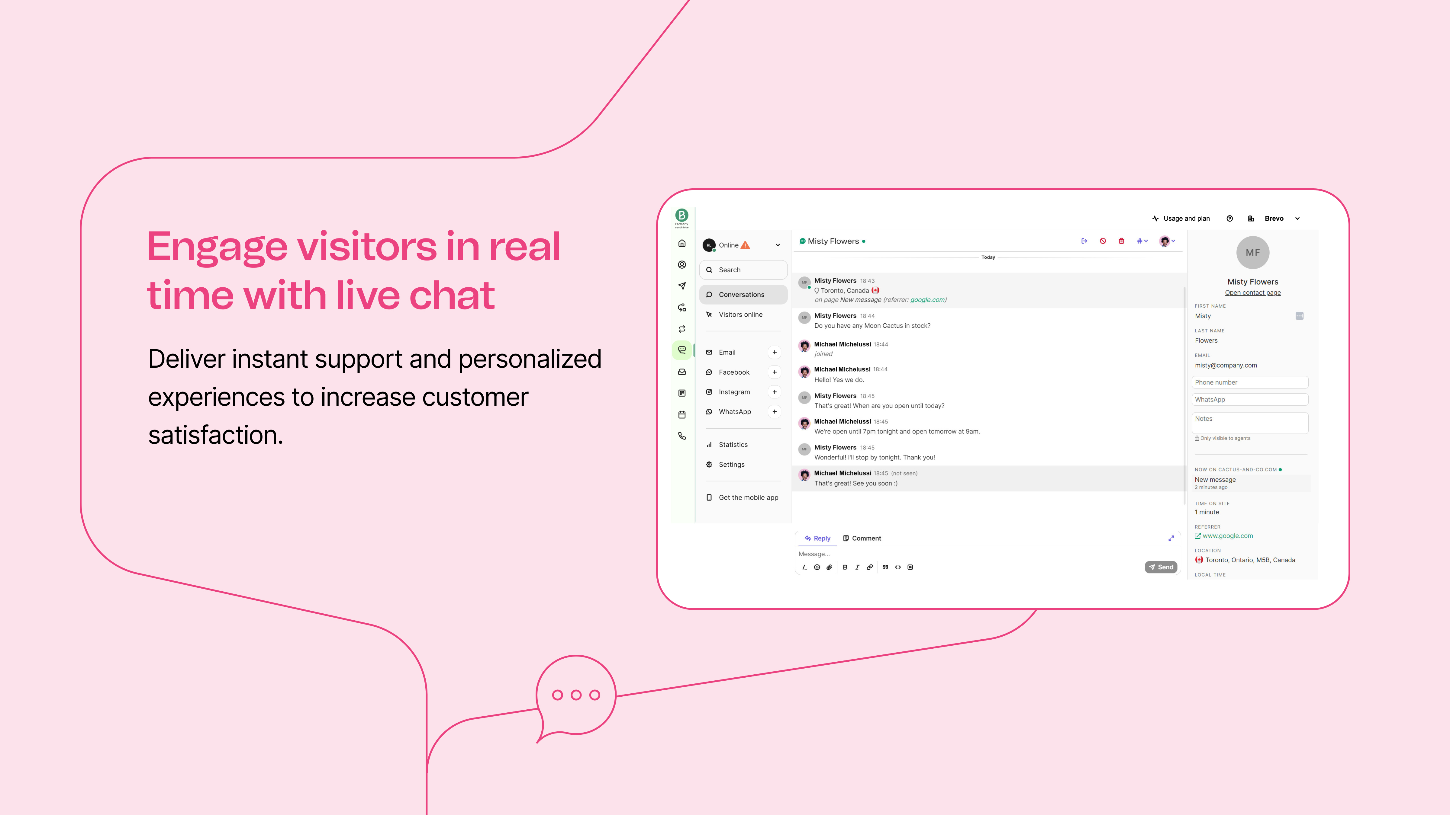 Compare Brevo Conversations vs. Spur | G2