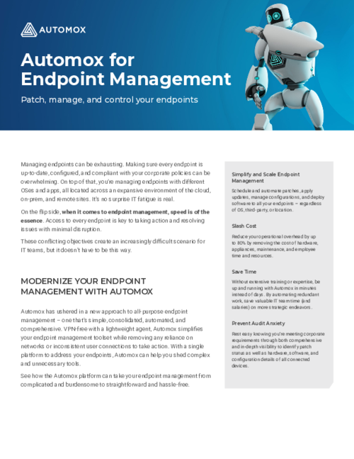 Automox Reviews 2025: Details, Pricing, & Features | G2