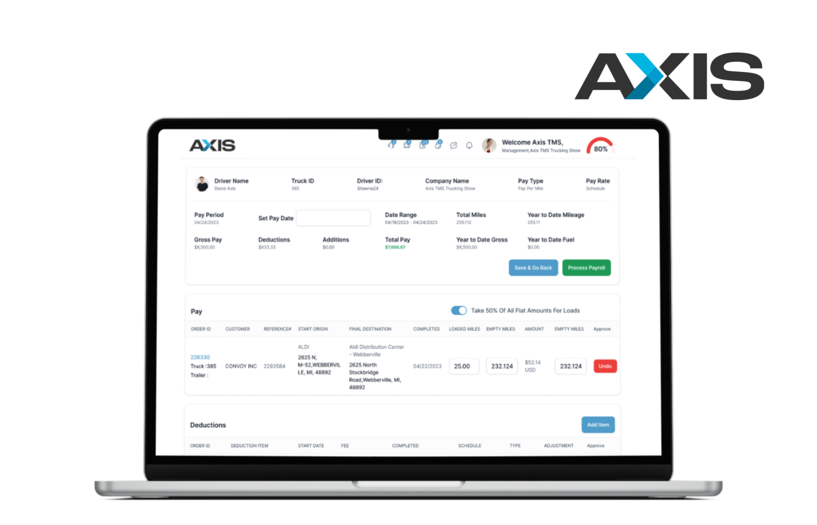 Axis TMS Reviews 2025: Details, Pricing, & Features | G2