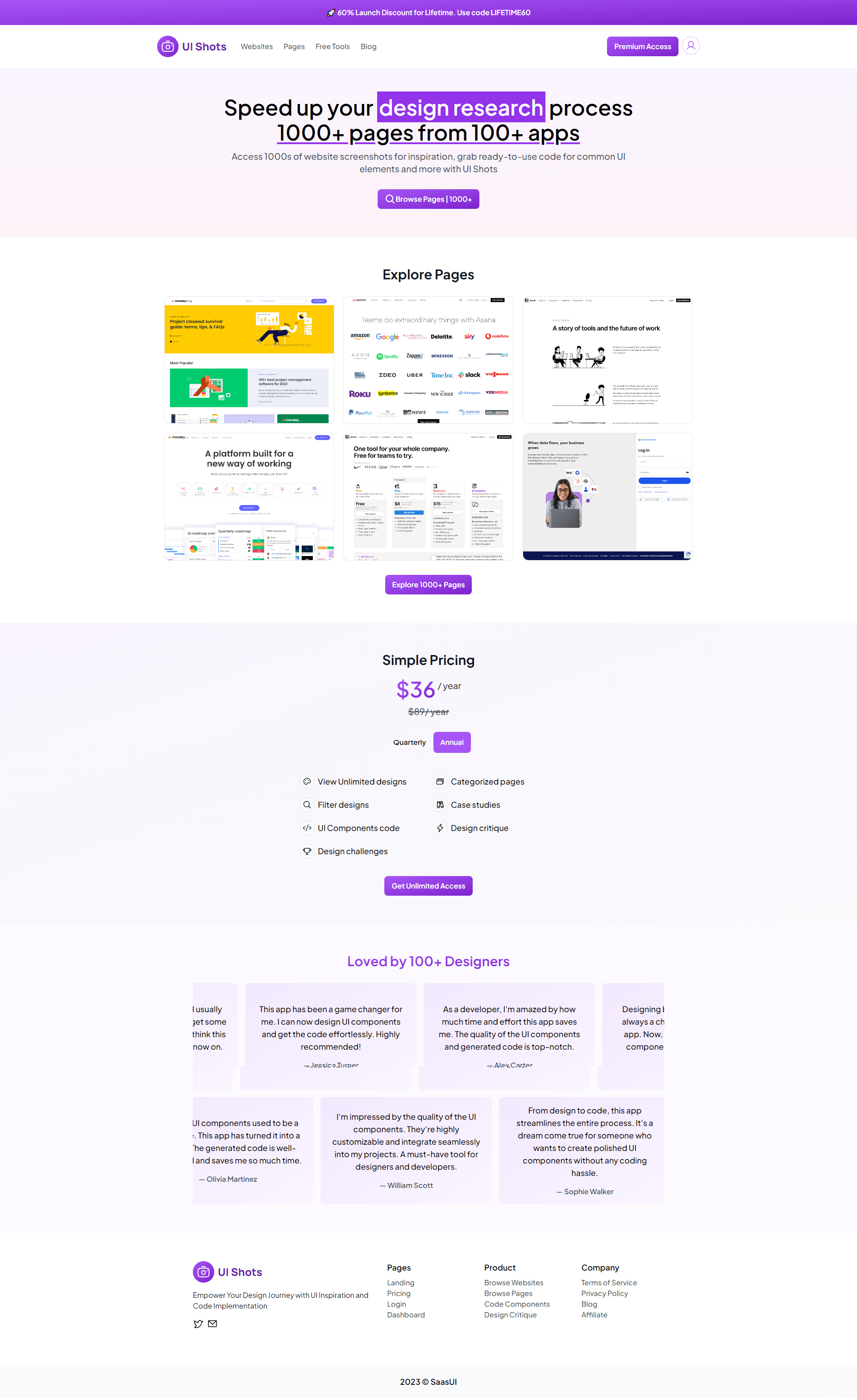 UI Shots Reviews 2025: Details, Pricing, & Features | G2