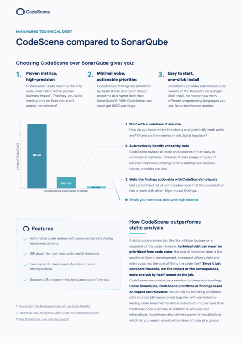 CodeScene Reviews 2025: Details, Pricing, & Features | G2