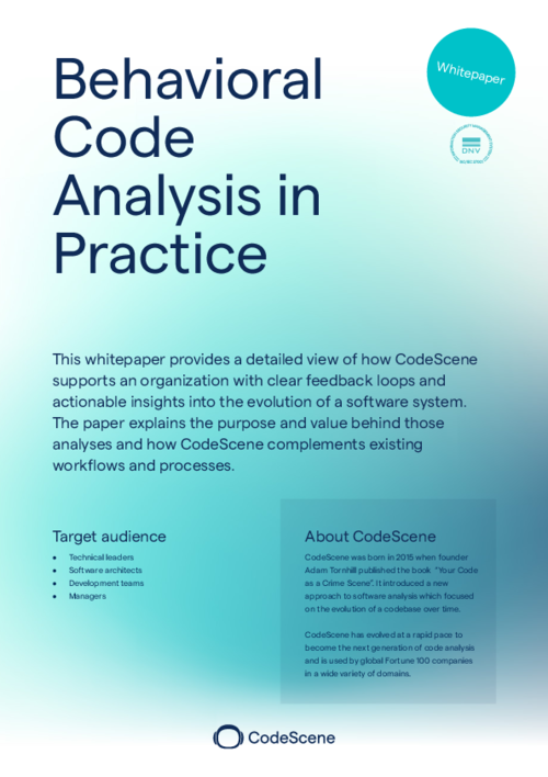 CodeScene Reviews 2025: Details, Pricing, & Features | G2