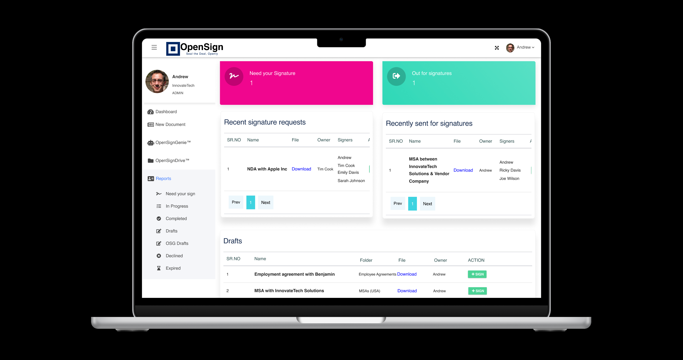 OpenSign Reviews 2025: Details, Pricing, & Features | G2