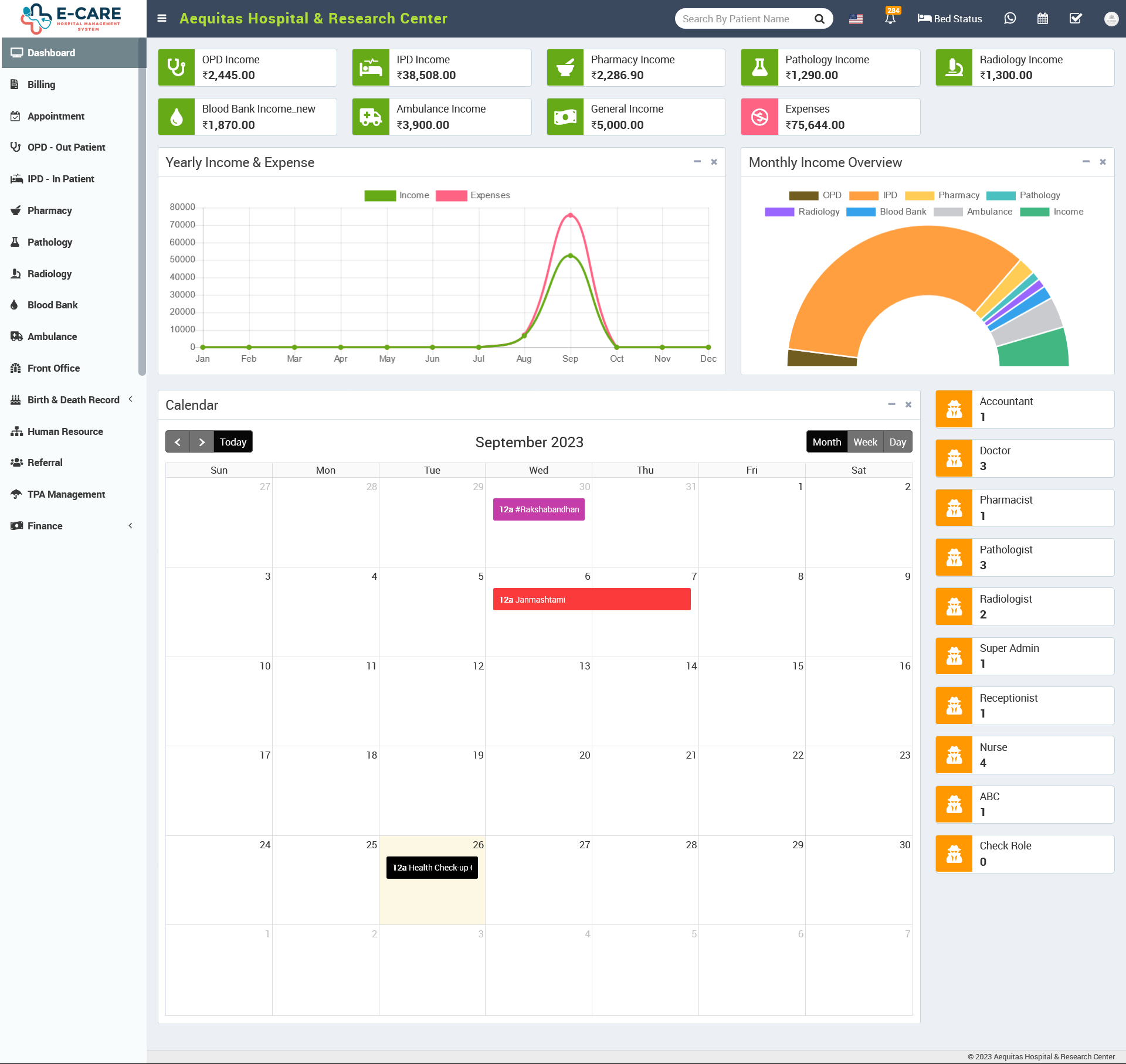 E Care HMS - Hospital Management System Reviews 2026: Details, Pricing ...