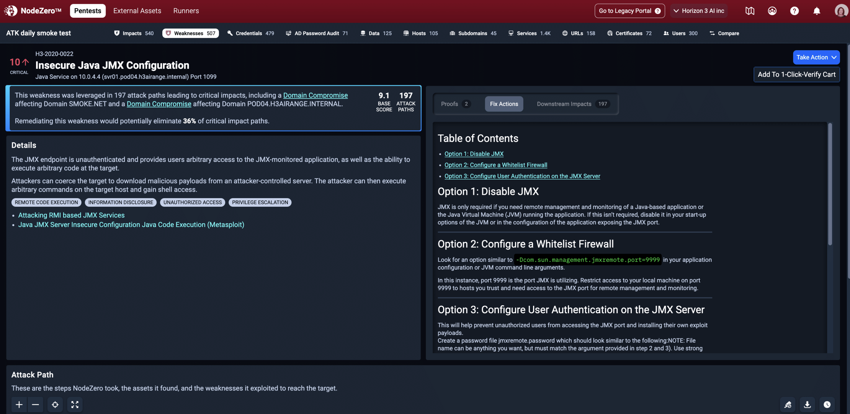 NodeZero from Horizon3.ai Reviews 2025: Details, Pricing, & Features | G2