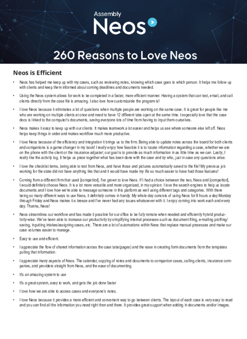 Assembly Neos Reviews 2025: Details, Pricing, & Features | G2