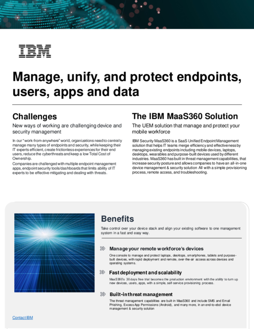 IBM MaaS360 Reviews 2025: Details, Pricing, & Features | G2