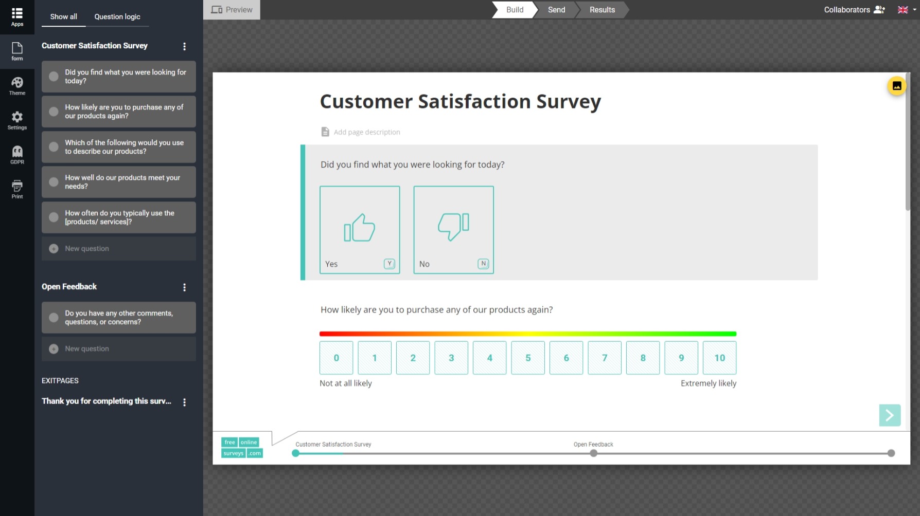 Free Online Surveys Reviews 2025: Details, Pricing, & Features | G2
