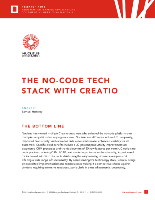 Creatio Reviews 2025: Details, Pricing, & Features | G2