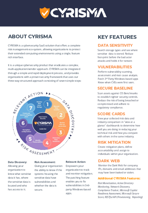 Cyrisma Reviews 2025: Details, Pricing, & Features | G2