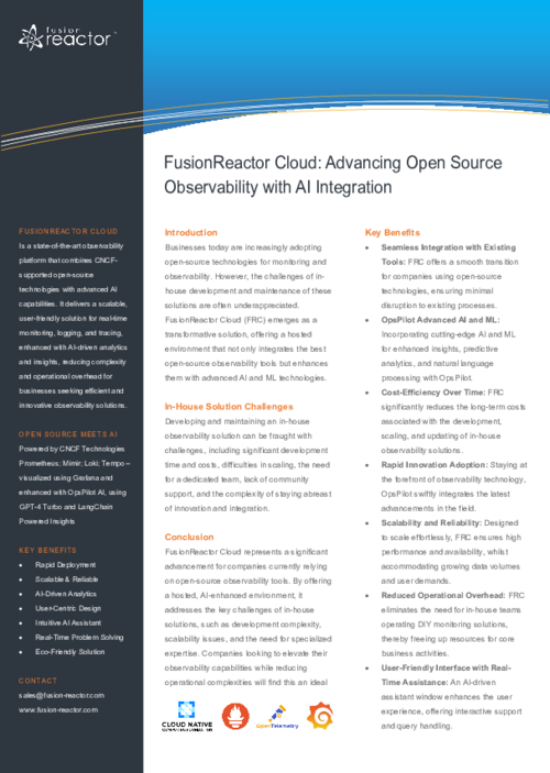 FusionReactor APM Reviews 2025: Details, Pricing, & Features | G2