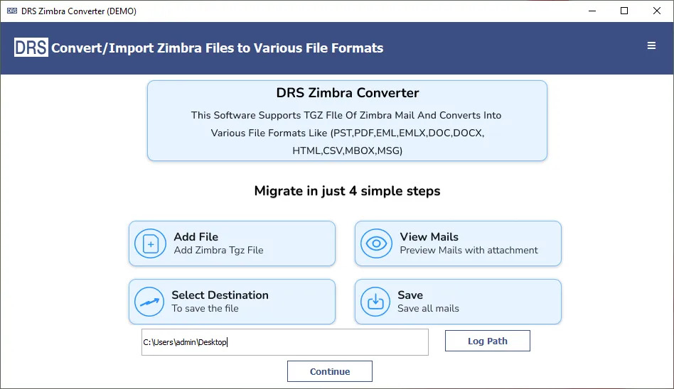 DRS Zimbra Converter Reviews 2025: Details, Pricing, & Features | G2