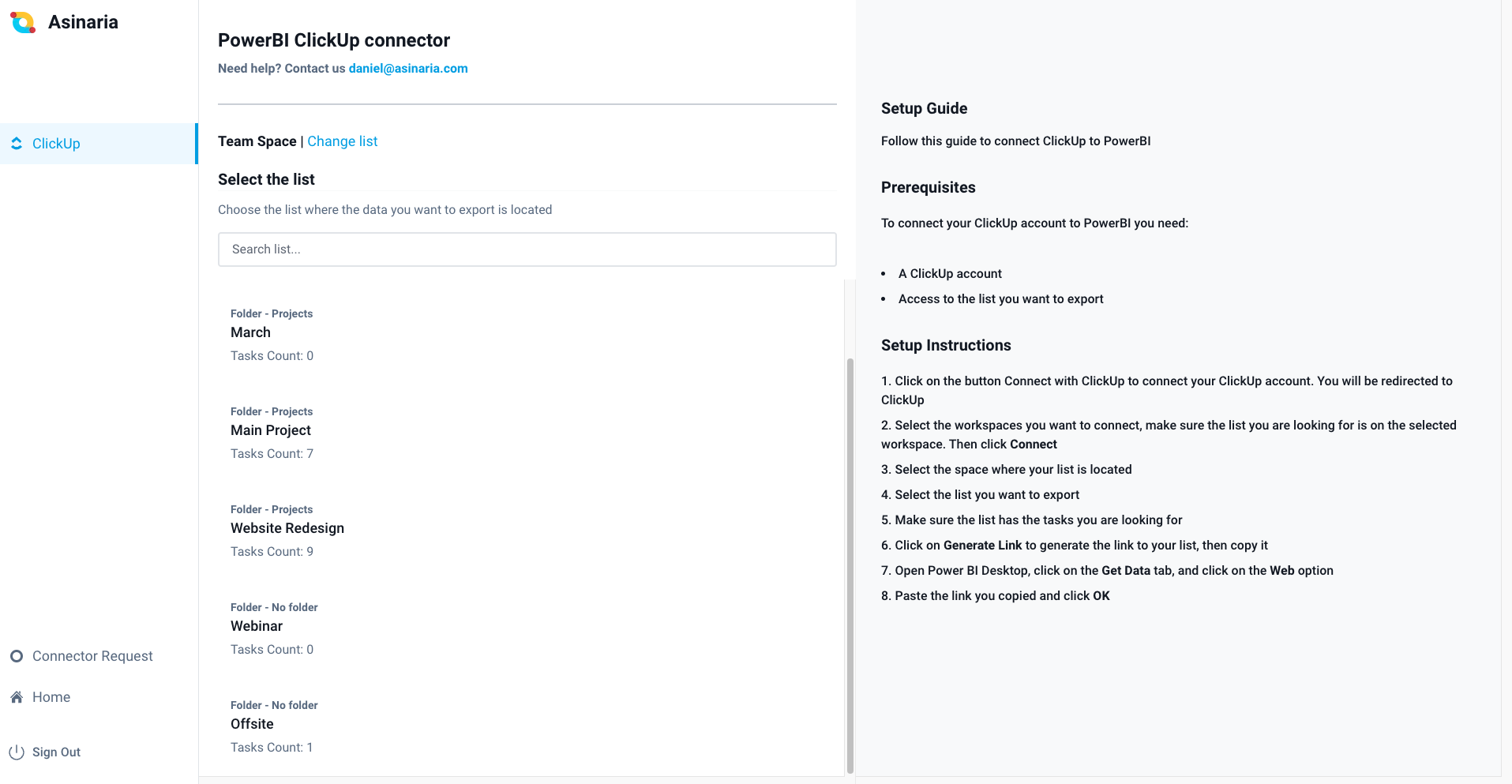 Asinaria - Power Bi ClickUp Connector Reviews 2025: Details, Pricing ...