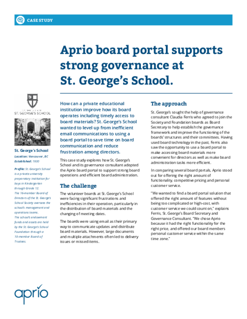 Aprio Board Portal Reviews 2026: Details, Pricing, & Features | G2