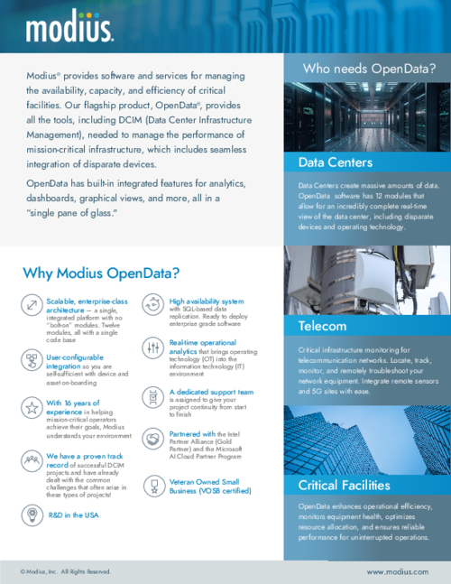 Modius OpenData Reviews 2025: Details, Pricing, & Features | G2